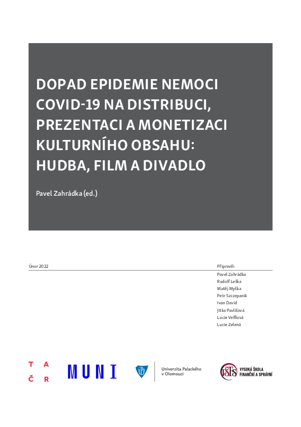 (PDF) Dopad epidemie nemoci COVID-19 na distribuci, prezentaci a monetizaci kulturního obsahu ...