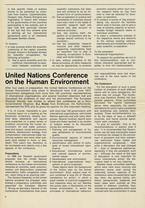 (PDF) The United Nations conference on the human environment: formation ...