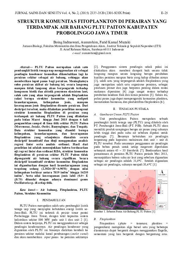 (PDF) Abstrak— PLTU Paiton merupakan salah satu pembangkit listrik ...