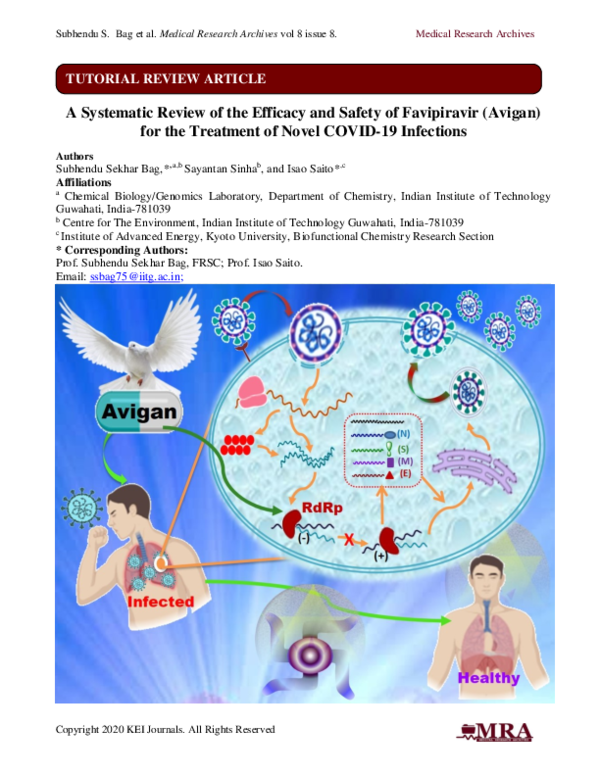 (PDF) A Systematic Review of the Efficacy and Safety of Favipiravir ...