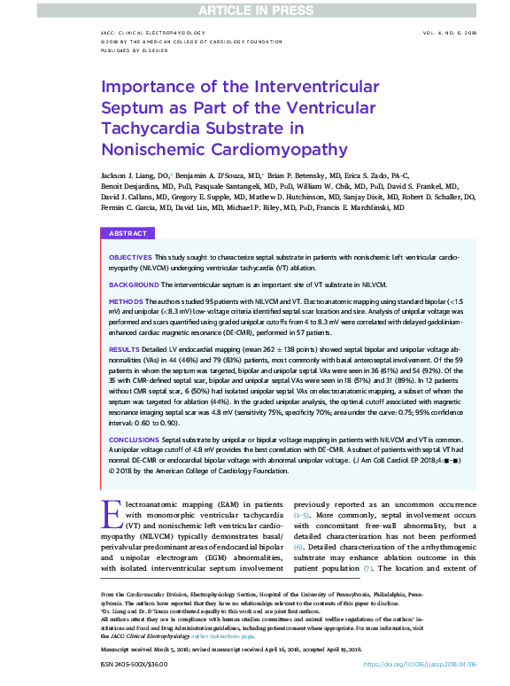 (PDF) Importance of the Interventricular Septum as Part of the ...