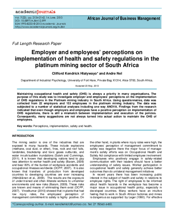 (PDF) African Journal of Business Management