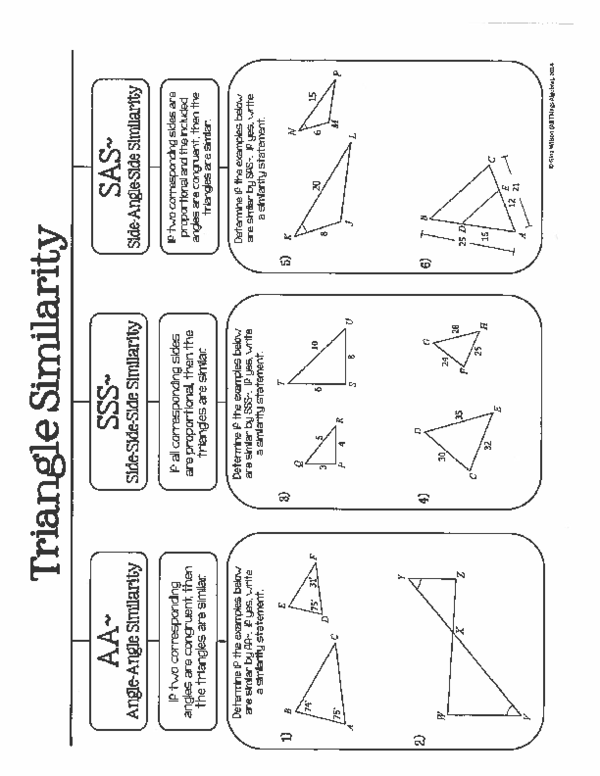 (PDF) Triangle Similarity Ways to Prove