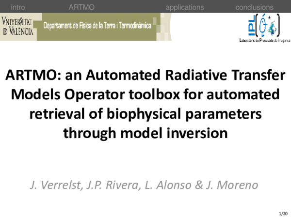 (PDF) An Automated Radiative Transfer Models Operator Toolbox for Automated Retrieval of ...