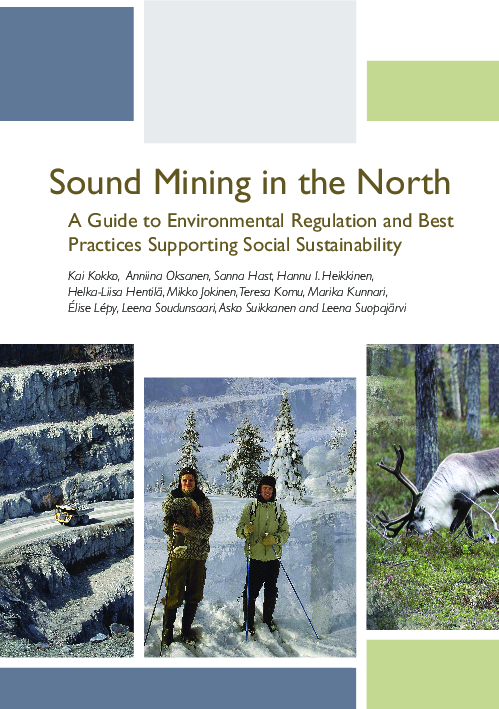 (PDF) Sound mining in the north : A guide to environmental regulation ...