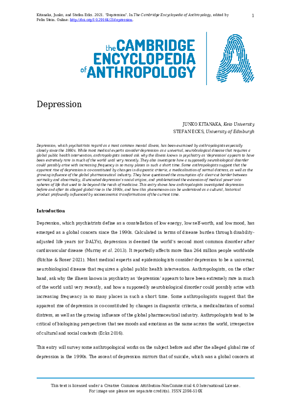 (PDF) Depression