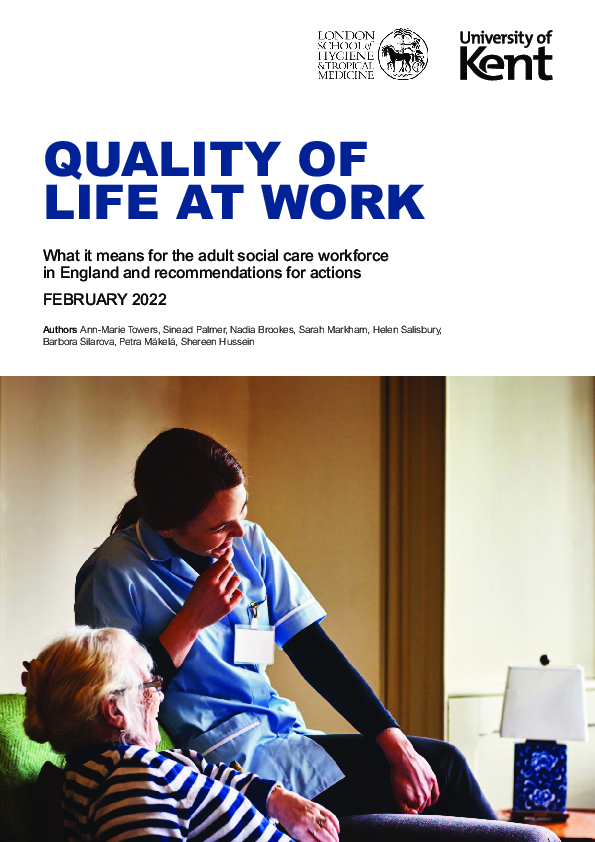 (PDF) Quality of Life at Work Sector Guide