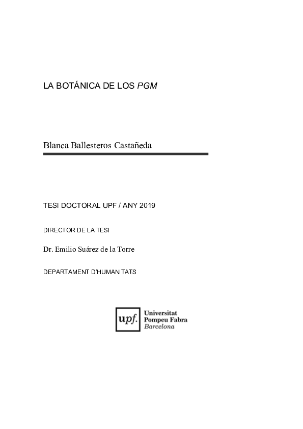 (PDF) La botánica de los Papiros Mágicos Griegos