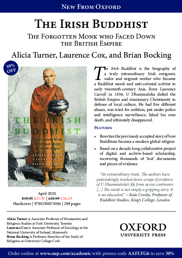 (PDF) The Irish Buddhist: the Forgotten Monk who Faced Down the British ...