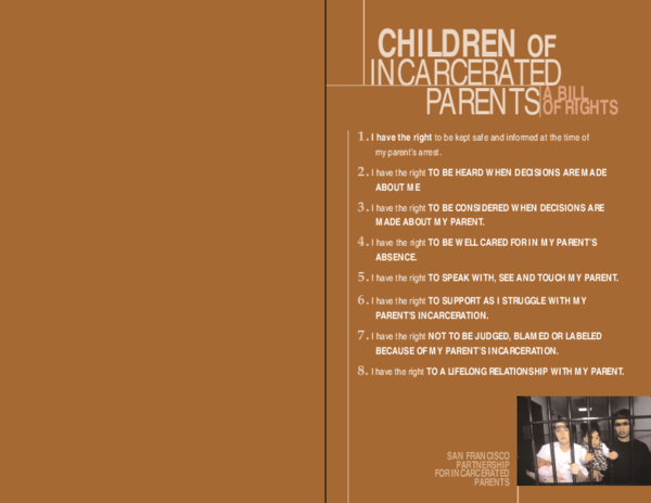 (PDF) 5. Children Of Incarcerated Parents: A Bill Of Rights