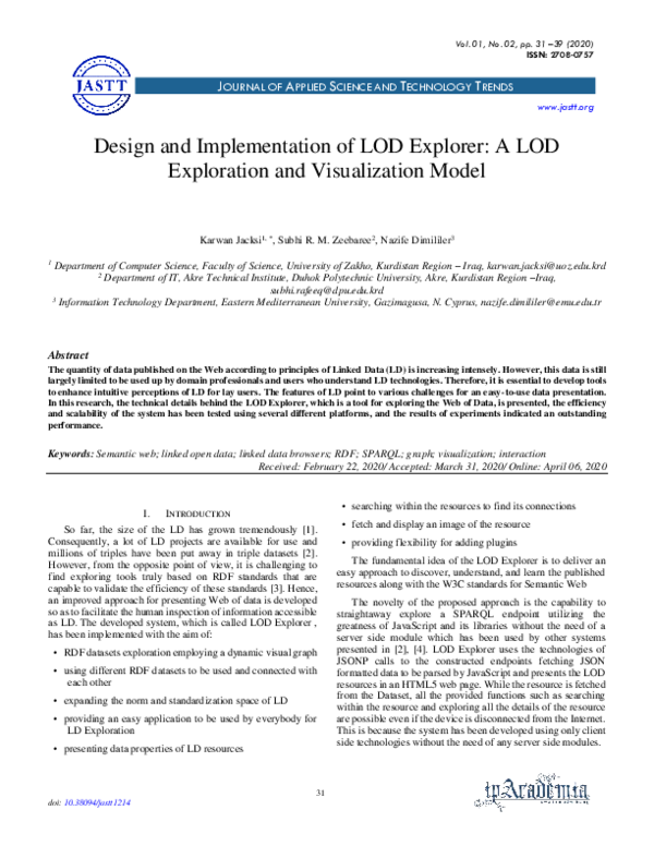 (PDF) Design and Implementation of LOD Explorer: A LOD Exploration and ...