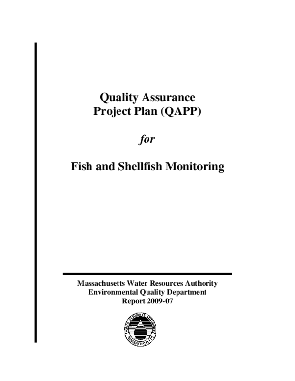 (PDF) for Fish and Shellfish Monitoring Prepared by