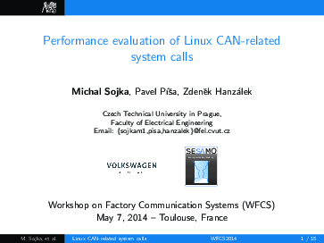 (PDF) Performance evaluation of Linux CAN-related system calls