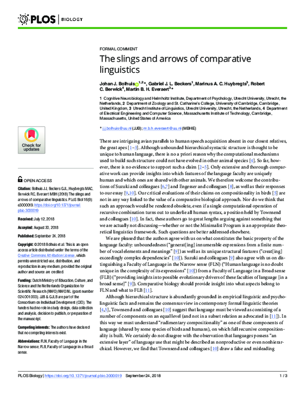 (PDF) The slings and arrows of comparative linguistics