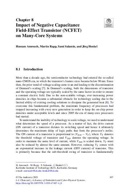 (PDF) Impact of Negative Capacitance Field-Effect Transistor (NCFET) on ...