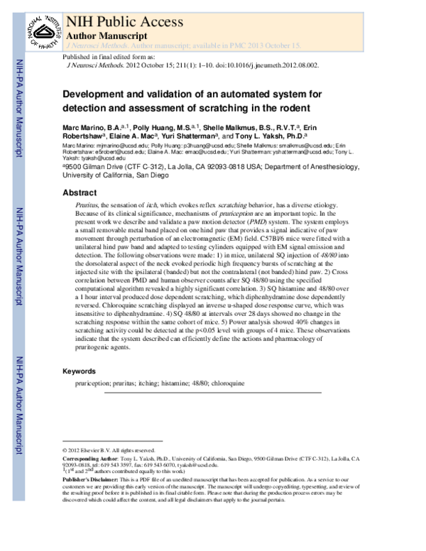 (PDF) Development and validation of an automated system for detection and assessment of ...