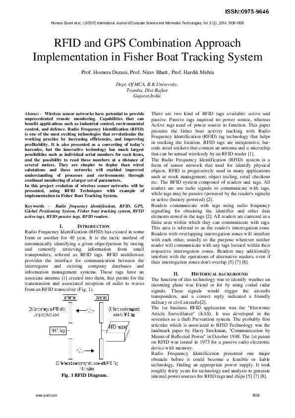 (PDF) RFID and GPS Combination Approach Implementation in Fisher Boat ...