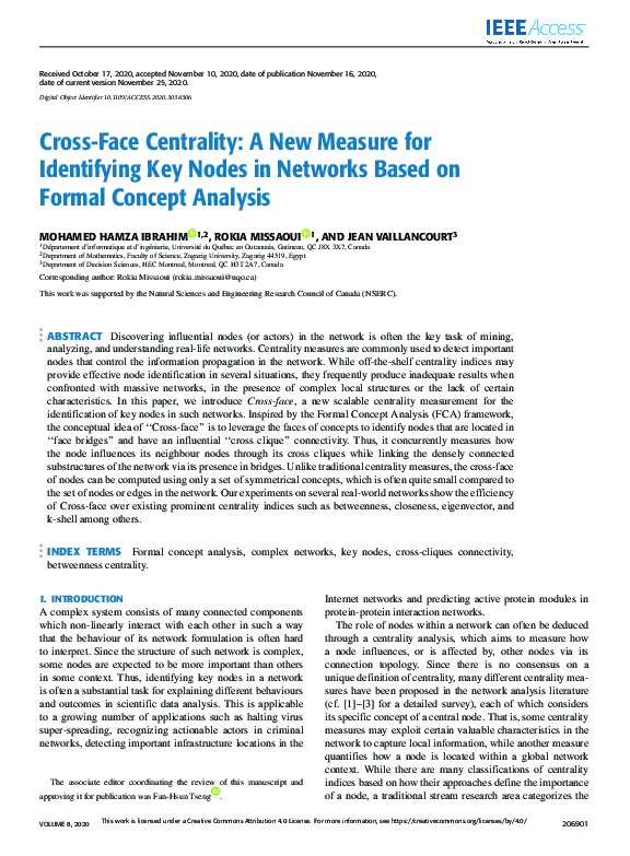 (PDF) Cross-Face Centrality: A New Measure for Identifying Key Nodes in ...