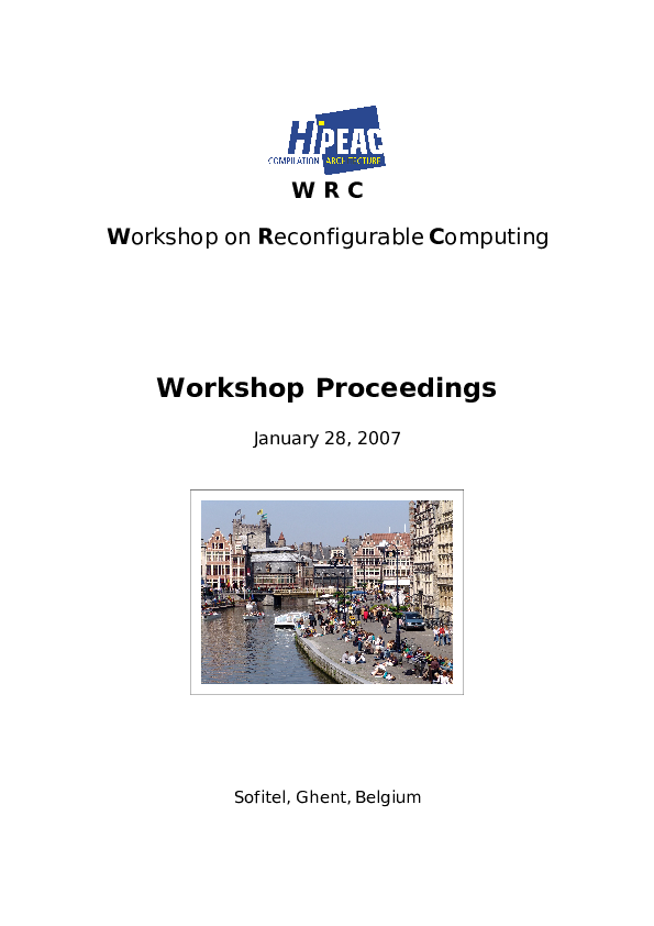 (PDF) An FPGA-based System for Development of Real-time Embedded Vision ...