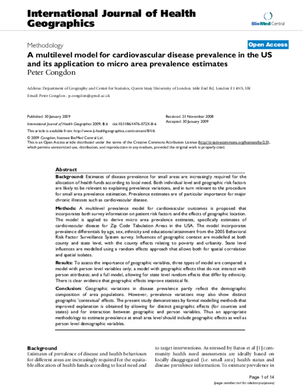 (PDF) BioMed Central Methodology