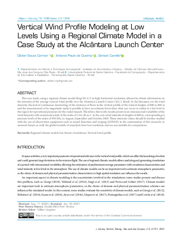 (PDF) Vertical Wind Profile Modeling at Low Levels Using a Regional ...