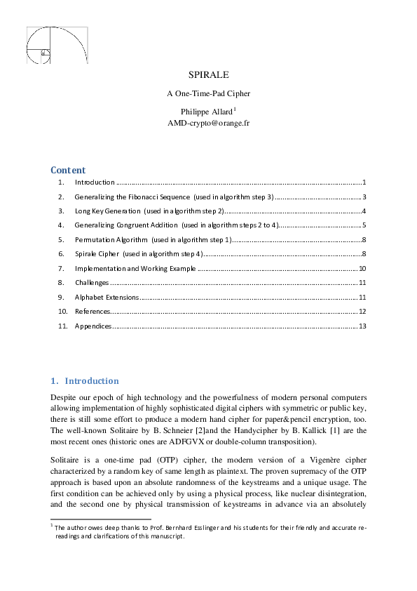 (PDF) Manual Encryption Revisited