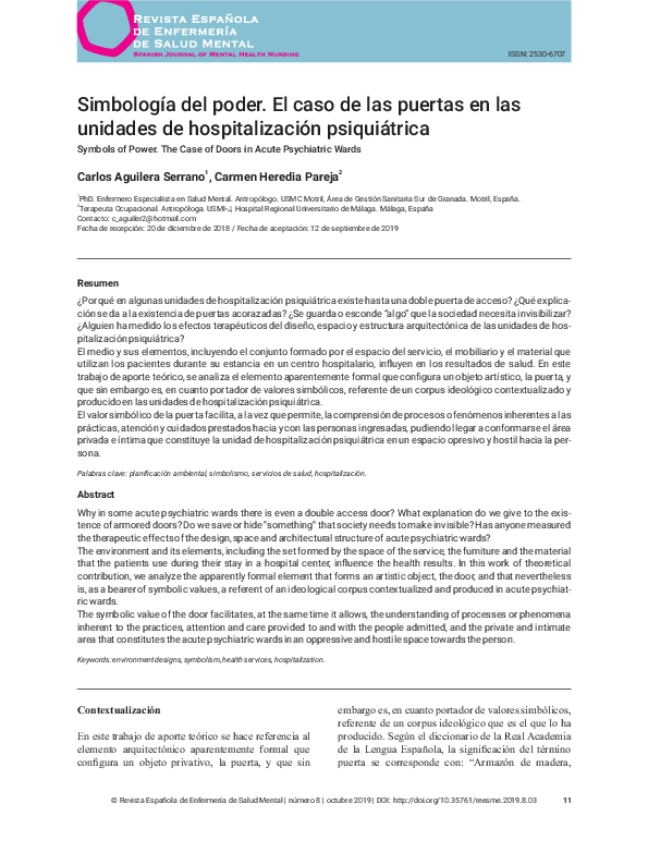 (PDF) Simbología del poder. El caso de las puertas en las unidades de ...