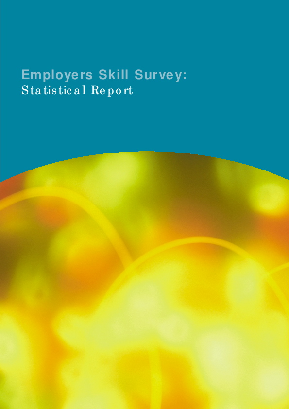 (PDF) Employers skill survey : statistical report