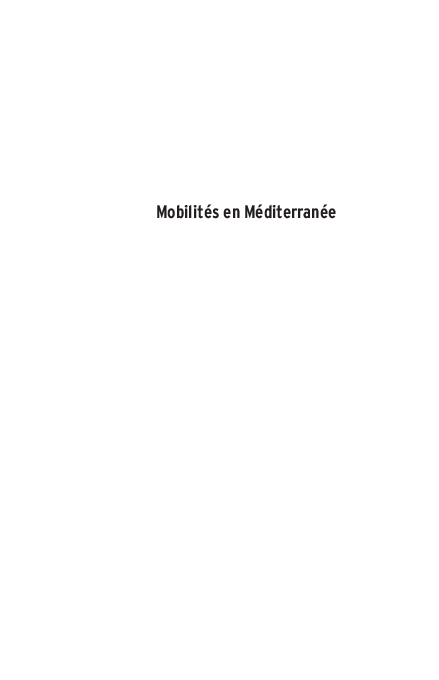 (PDF) Introduction. Mobilités, surveillances, assistance en ...