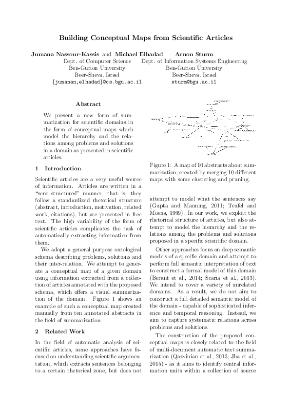 (PDF) Building Conceptual Maps from Scientific Articles