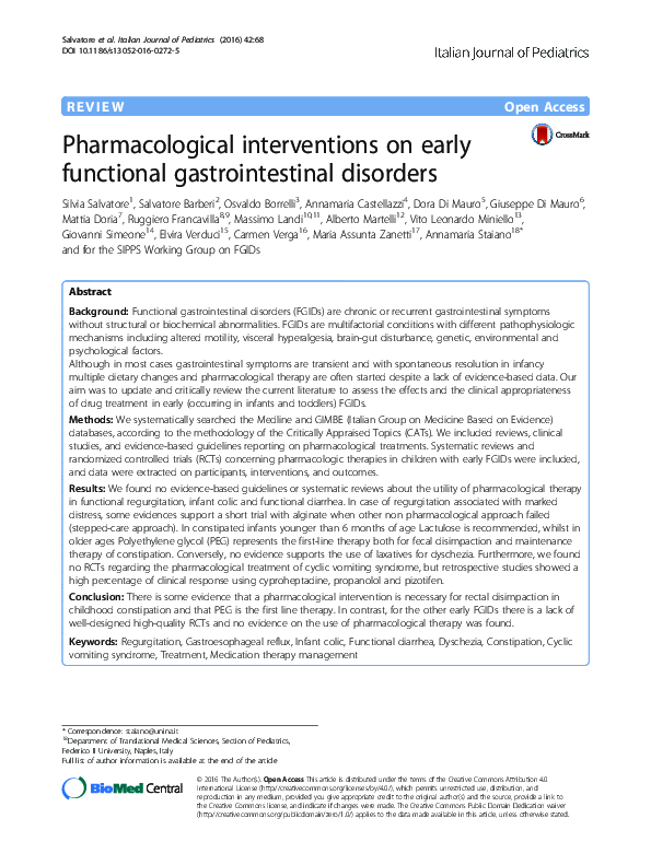 (PDF) Pharmacological interventions on early functional ...