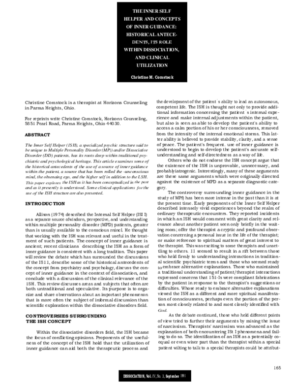 (PDF) Helper and Concepts of Inner Guidance: Historical Antece- Dents ...