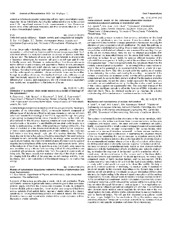 (PDF) Mechanics and mechanisms of nuclear deformation