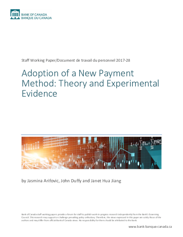 (PDF) Adoption Dynamics of a New Payment Method