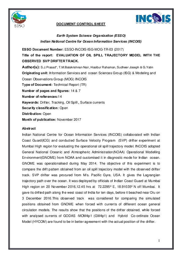 (PDF) Evaluation of oil spill trajectory model with the observed SVP ...