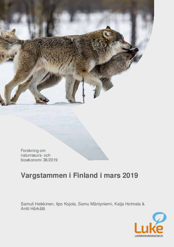 (PDF) Vargstammen i Finland i mars 2019