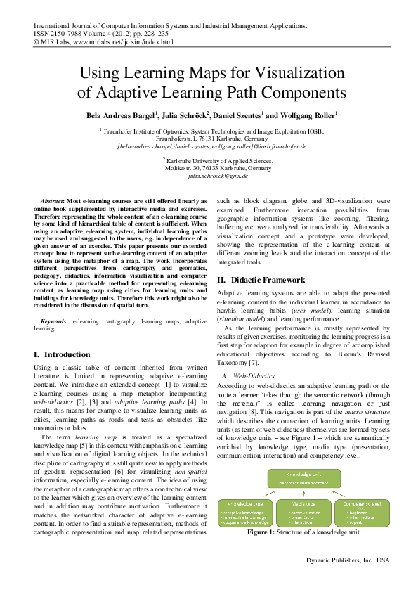 (PDF) Using Learning Maps for Visualization of Adaptive Learning Path ...