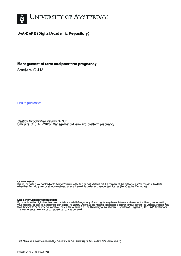 (PDF) The Bishop Score as a Predictor of Labor Induction Success: A ...