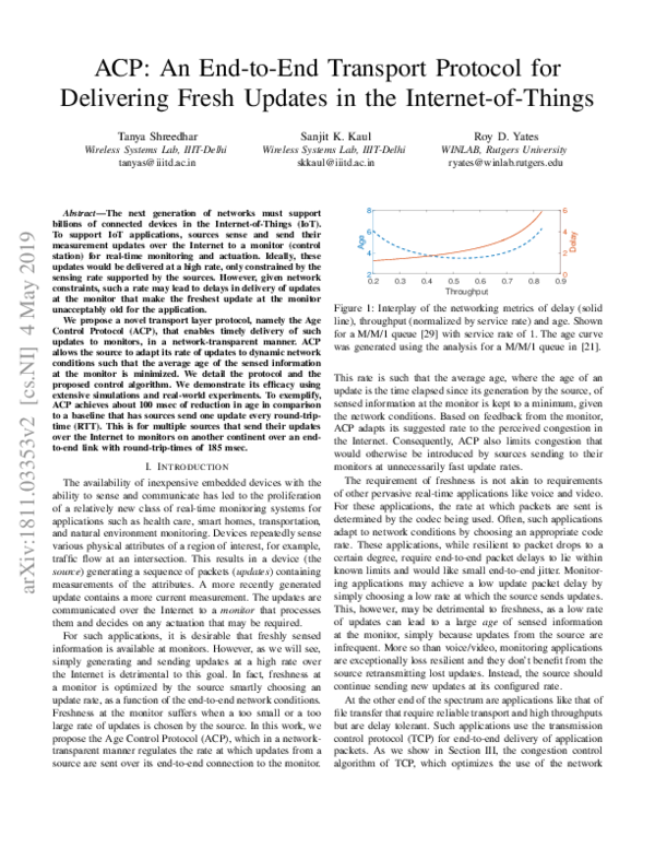 (PDF) ACP: An End-to-End Transport Protocol for Delivering Fresh ...