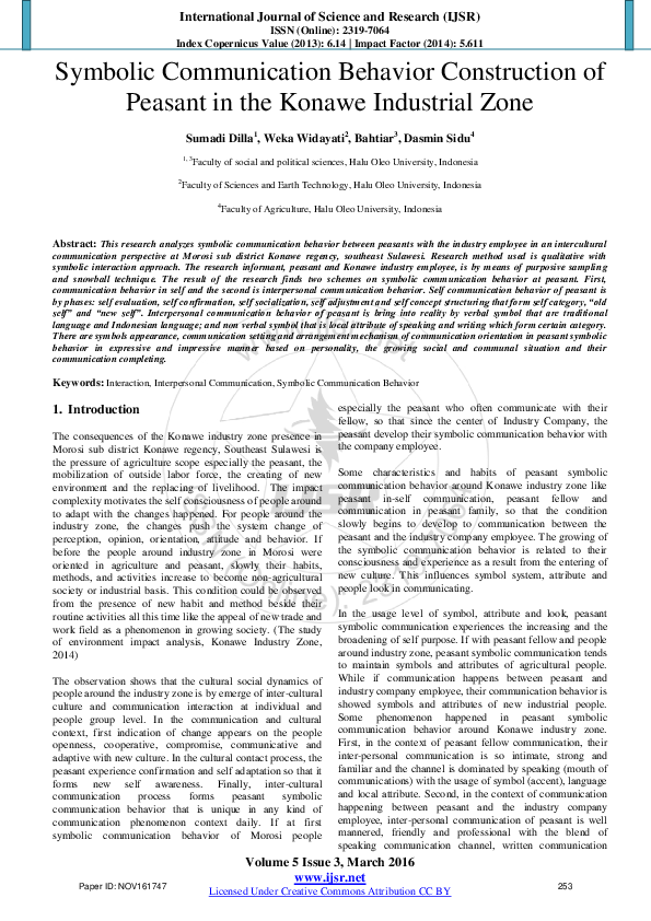 (PDF) Licensed Under Creative Commons Attribution CC BY Symbolic Communication Behavior ...