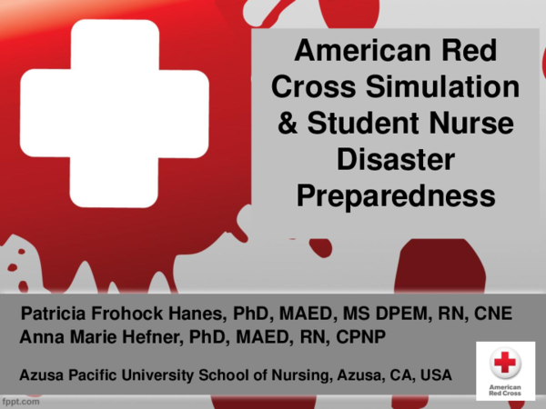 (PDF) American Red Cross Simulation and Student Nurse Disaster ...