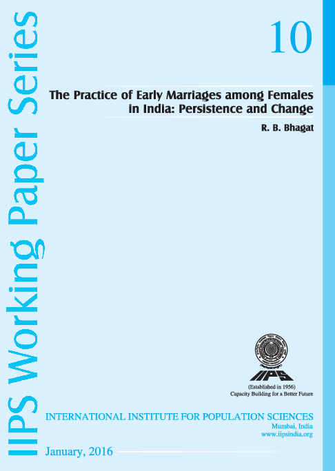 (PDF) The Practice of Early Marriages among Females in India ...