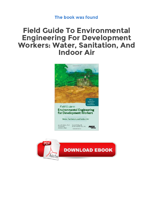 (PDF) Field guide to environmental engineering for development workers ...