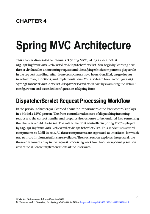 (PDF) Spring MVC Architecture