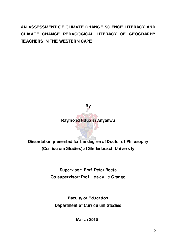 (PDF) Declaration of Originality | Raymond Anyanwu - Academia.edu
