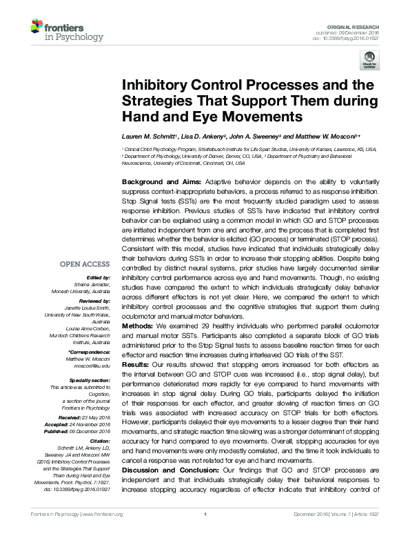 (PDF) Inhibitory Control Processes and the Strategies That Support Them ...