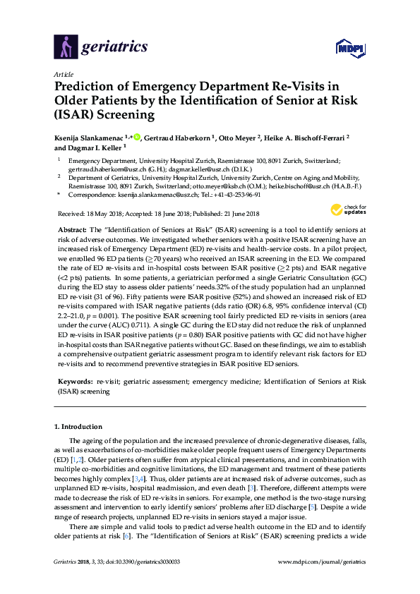 (PDF) Health outcome of older hospitalized patients in internal ...
