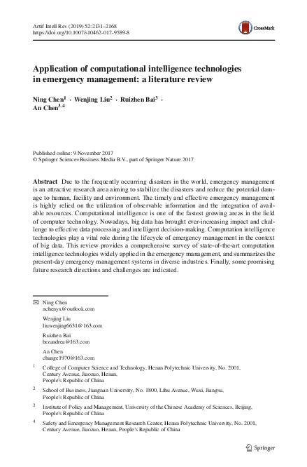 Pdf Application Of Computational Intelligence Techniques For Load Shedding In Power Systems A