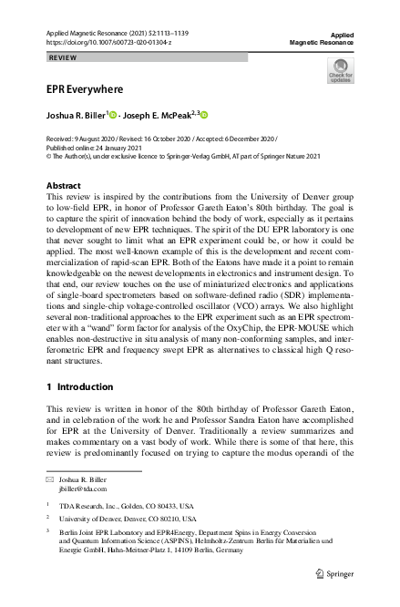 (PDF) EPR Everywhere