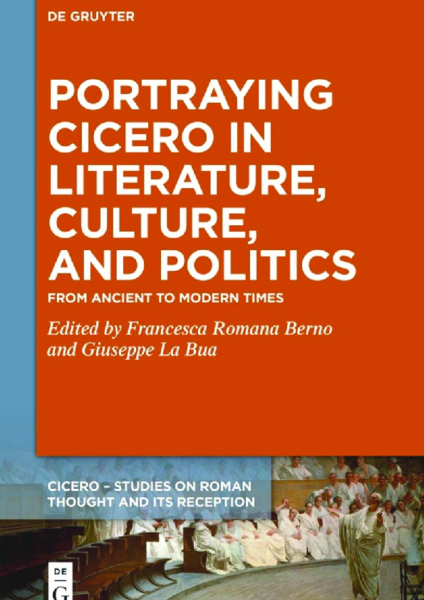 (PDF) A Ciceronian exemplum: Cicero's Self-Portrait as Provincial ...